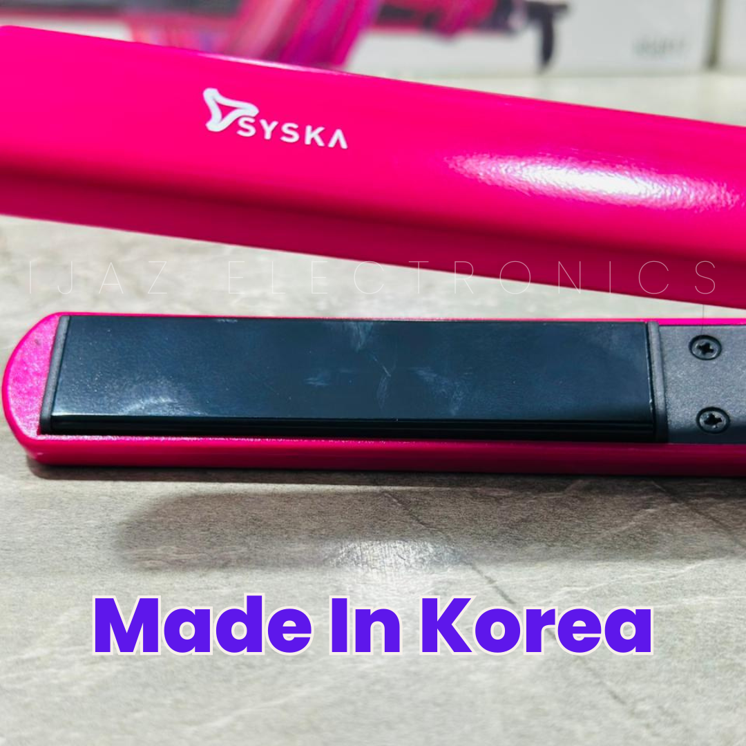SYSKA 2 in 1 SuperGlam Hair Straightener | Made In Korea – IJAZ ELECTRONICS
